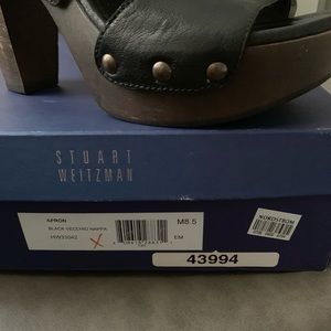 Stuart Weitzman | Shoes | Stuart Weitzman Apron Stud Wooden Heel Sandals | Poshmark